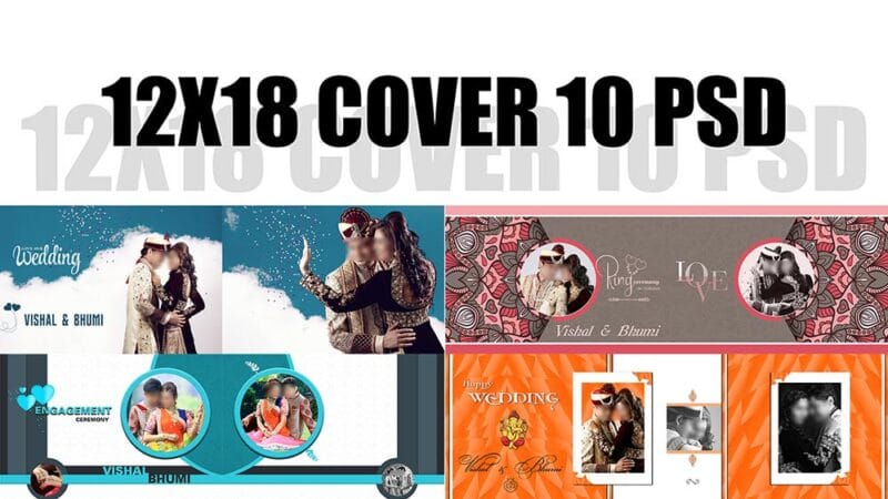Download Free 12x18 PSD Backgrounds & Photo Frame Designs In HD