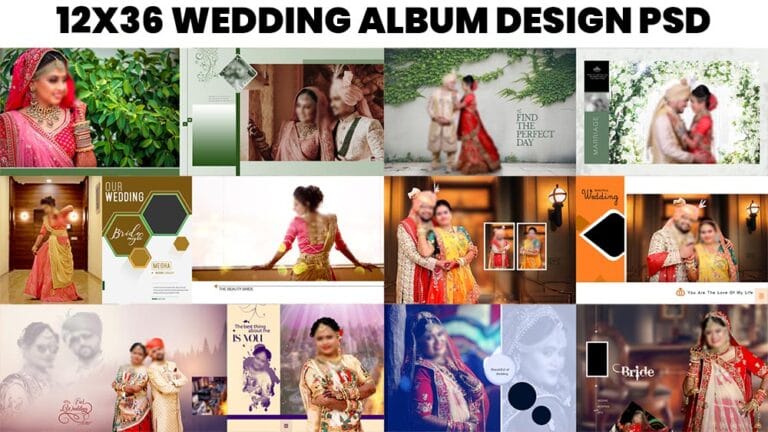 Download Free 12x36 DM PSD for Indian Wedding Album Design (2025 ...