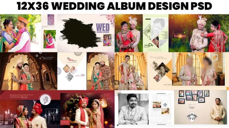 Wedding PSD Free Download 2025 – Stunning Indian Wedding Album Designs ...